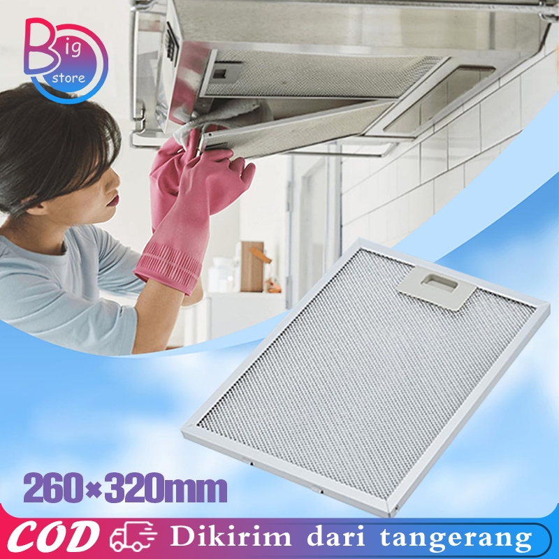 Jual Cooker Hood Filter 32x26cm 5layer Filter Cooker Hood Alumunium ...