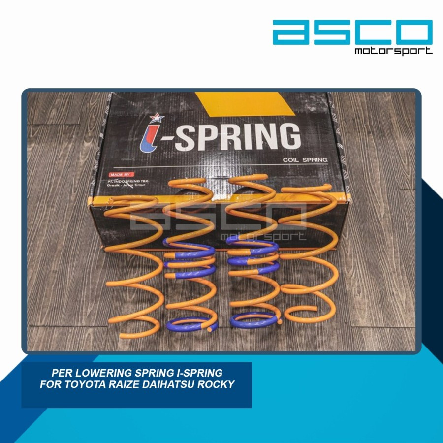 Jual Per Lowering Spring By Ispring I-Spring For Toyota Raize Daihatsu ...