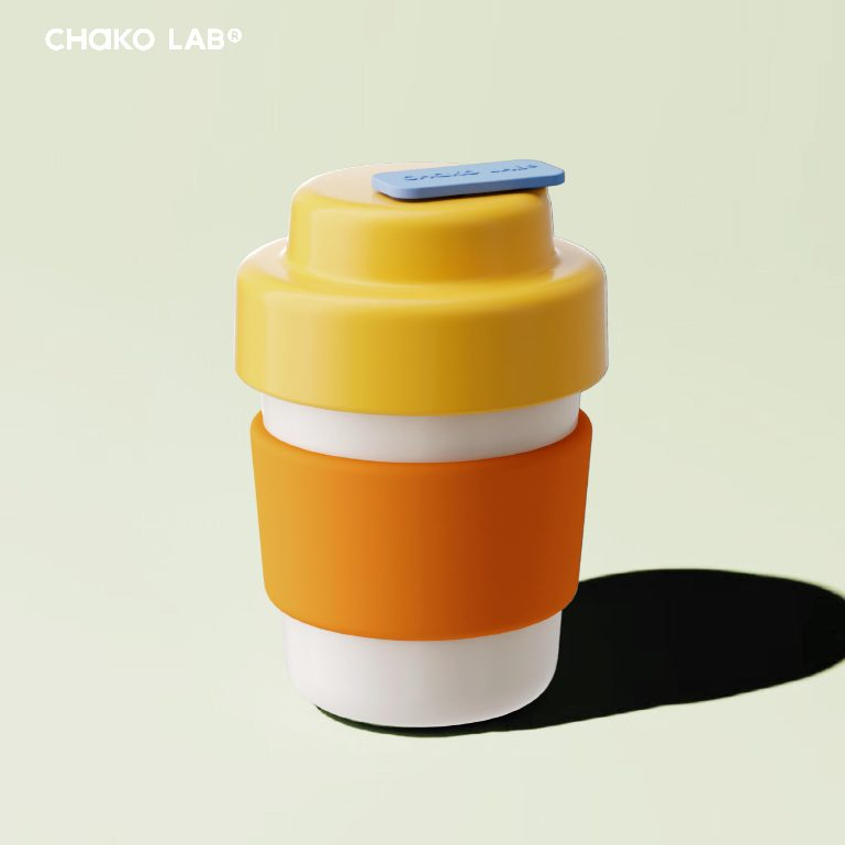 Jual CHAKO LAB Coffee Cup Vacuum Thermos 420ml - Lemon Orange | Shopee ...