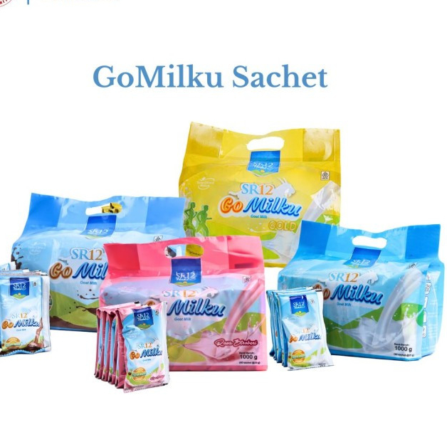 Jual Gomilku susu ettawa kemasan sachet 1 pouch - isi 40 sachet ...