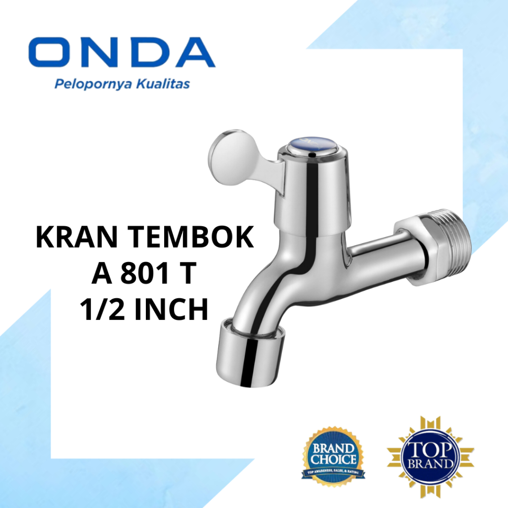Jual ONDA KRAN TEMBOK A 801 T / KRAN ONDA / KRAN TEMBOK 1/2 inch ...