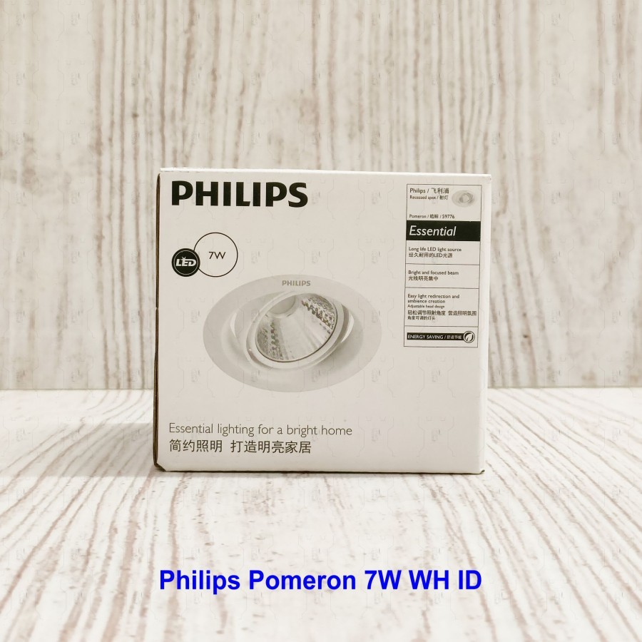 Jual Lampu Philips Pomeron 59776 SpotLight 7W 070 WH ID recessed ...