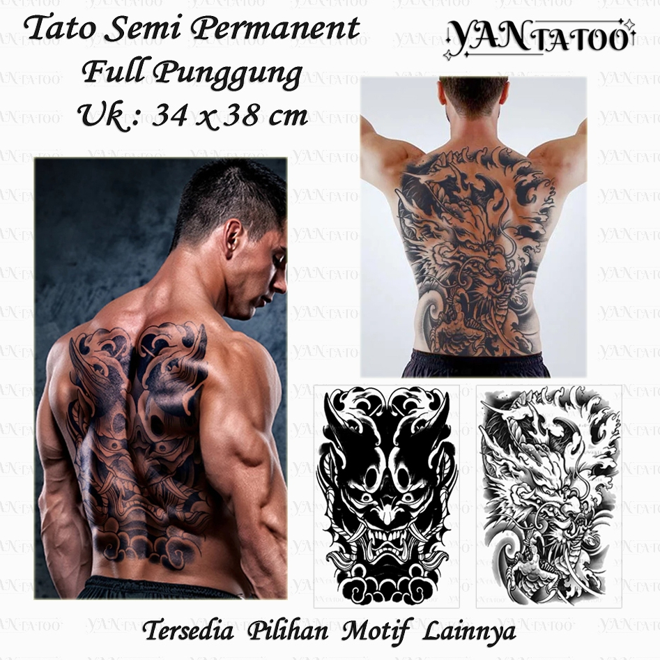 Jual YanTatoo - Stiker Tato Temporer Semi Permanen Tahan Lama Model ...