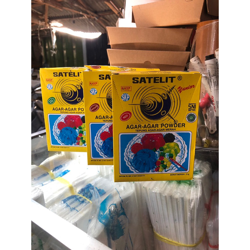 Jual AGAR AGAR SATELIT BERBAGAI RASA | Shopee Indonesia