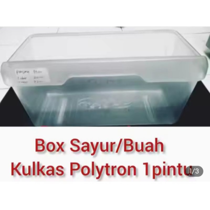 Jual BOX SAYUR/BUAH KULKAS POLYTRON 1 PINTU ISOCOOL.SECOND ORIGINAL ...