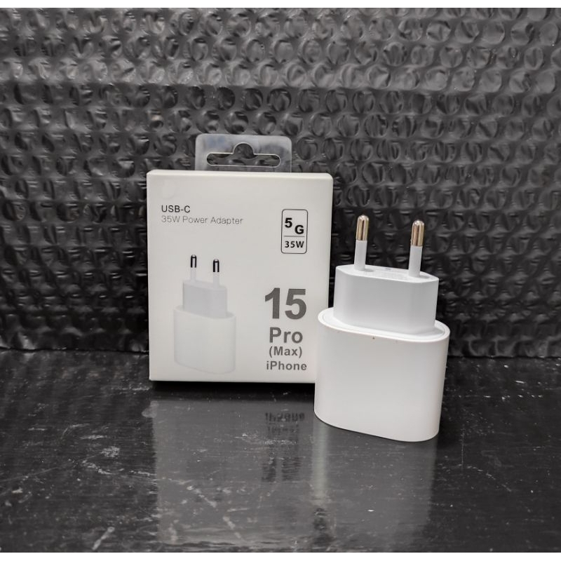 Jual ADAPTOR BATOK CHARGER 15 PRO 15 PROMAX 15 PLUS C TO C 35W | Shopee Indonesia