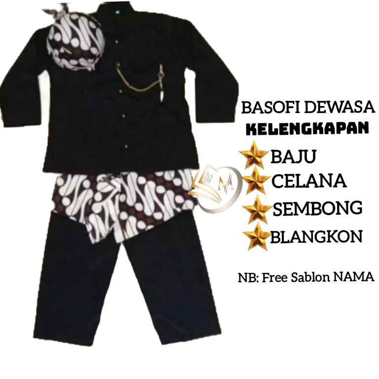Jual ART K5B7 BAJU BASOFI DEWASA BAJU ADAT JAWA TIMUR BAJU KARNAVAL ...