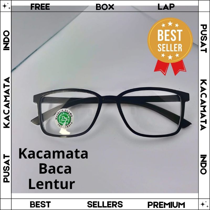 Jual Kacamata Baca Lentur Ringan Anti Radiasi UV | Shopee Indonesia