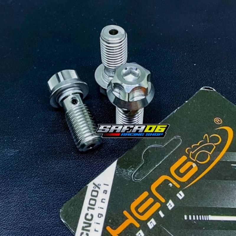 Jual BAUT BANJO KALIPER REM MODEL CNC 5G DRAT KASAR DAN HALUS ORIGINAL HENG THAILAND | Shopee ...