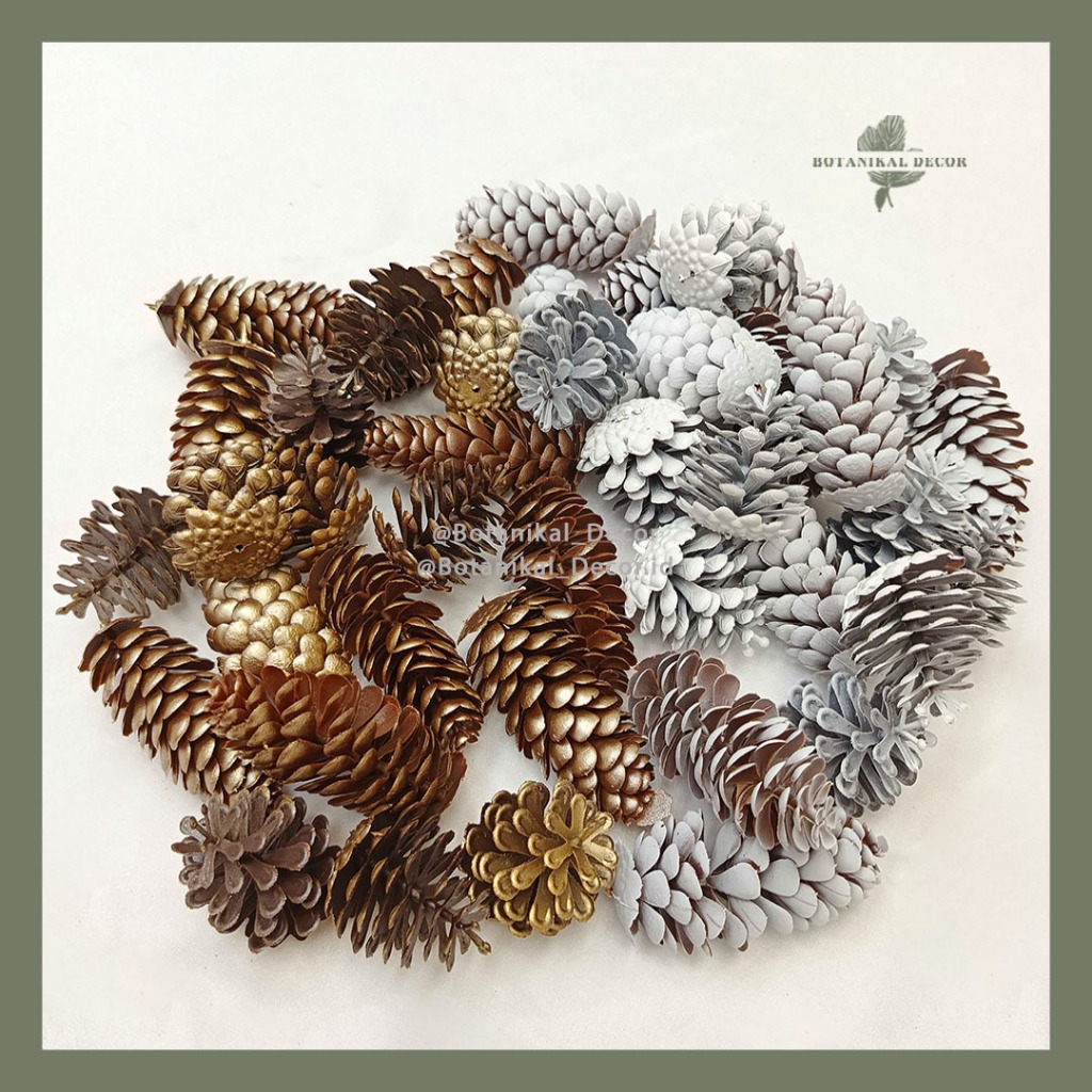 Jual Artifical Pincone Bunga Pinus Natal Pine Dekorasi Natal Aksesoris ...