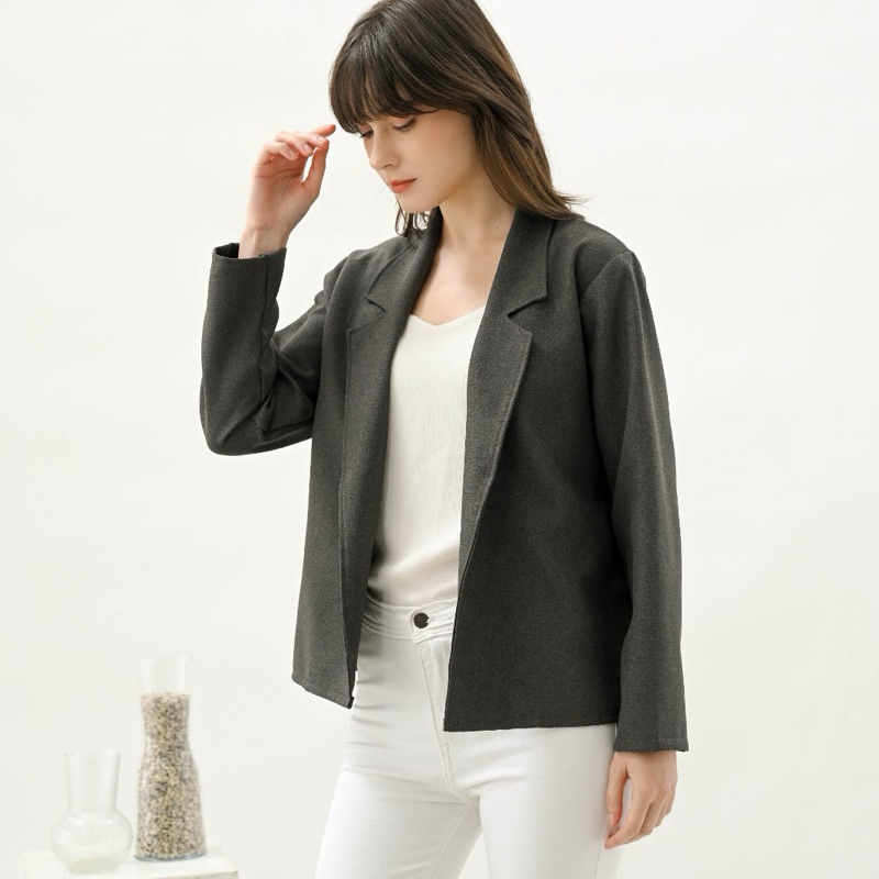 Jual IMMI - Katie basic blazer / outer wanita (550 WP) | Shopee Indonesia
