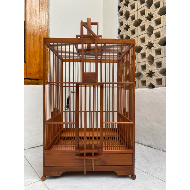Jual Sangkar Kotak Kayu Jati 38x38 Packing Kayu | Shopee Indonesia