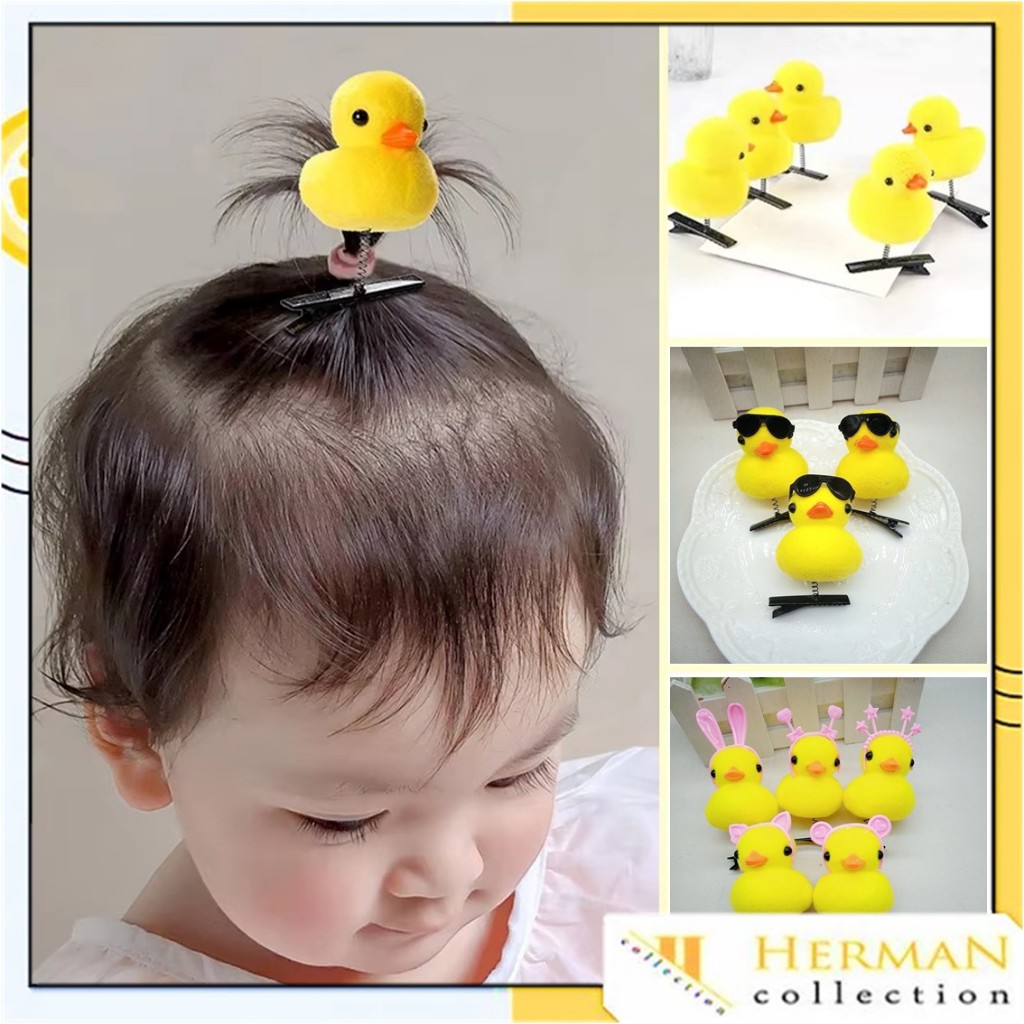 Jual HC Jepit Rambut Bentuk Bebek Anak Lucu Jepit Rambut Hair Clip ...