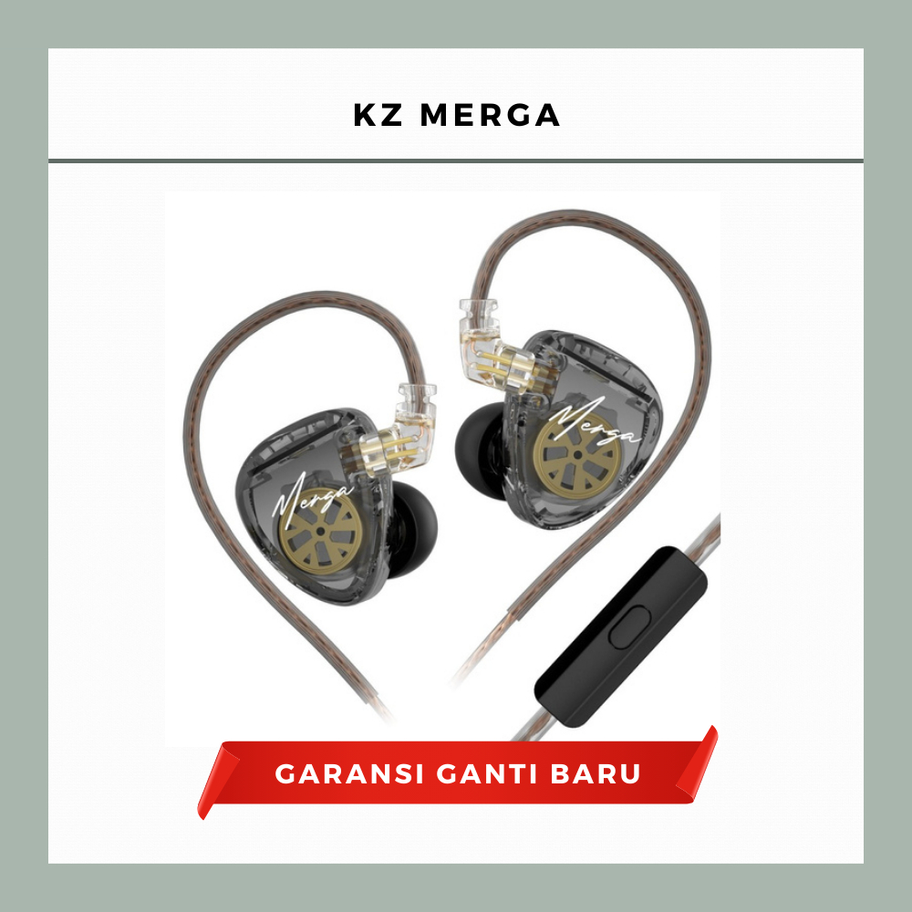 Jual KZ MERGA OFC SILVER PLATED KNOWLEDGE ZENITH 2DD QUAD DRIVER IEM EARPHONE MICROPHONE ...