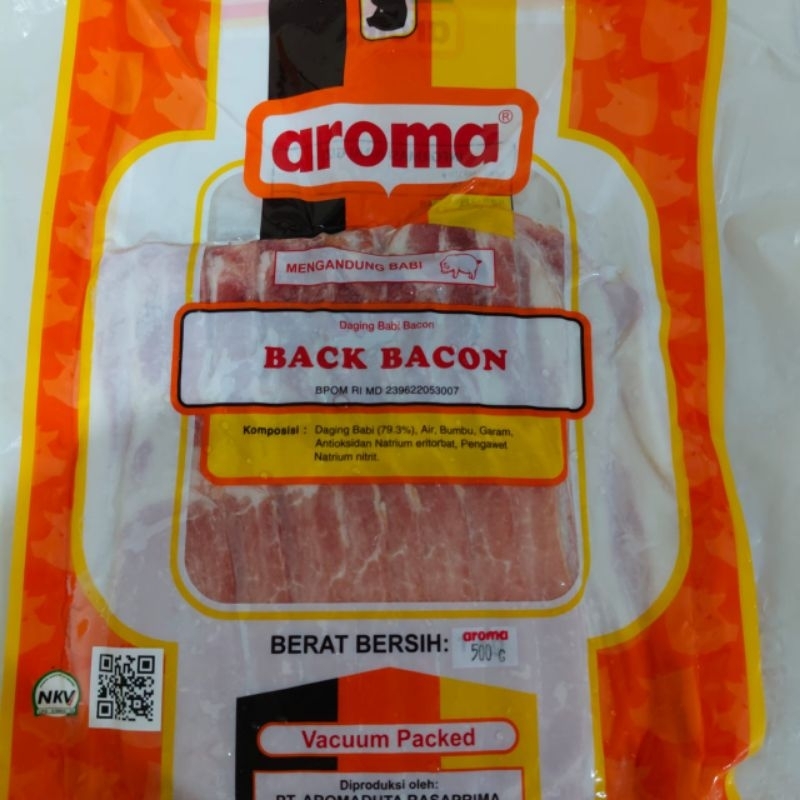 Jual Aroma Pork Back Bacon 500 Gr | Shopee Indonesia