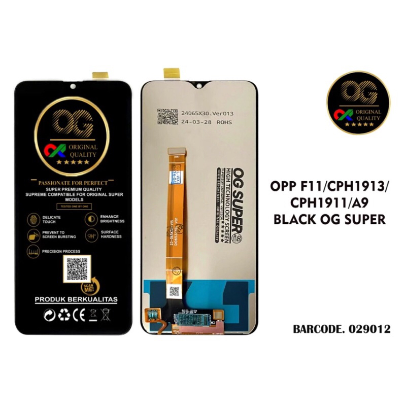 Jual LCD+TC FULLSET ORIGINAL 1:1 OPPO F11/CPH1911/A9/A9X (OG SUPER ...