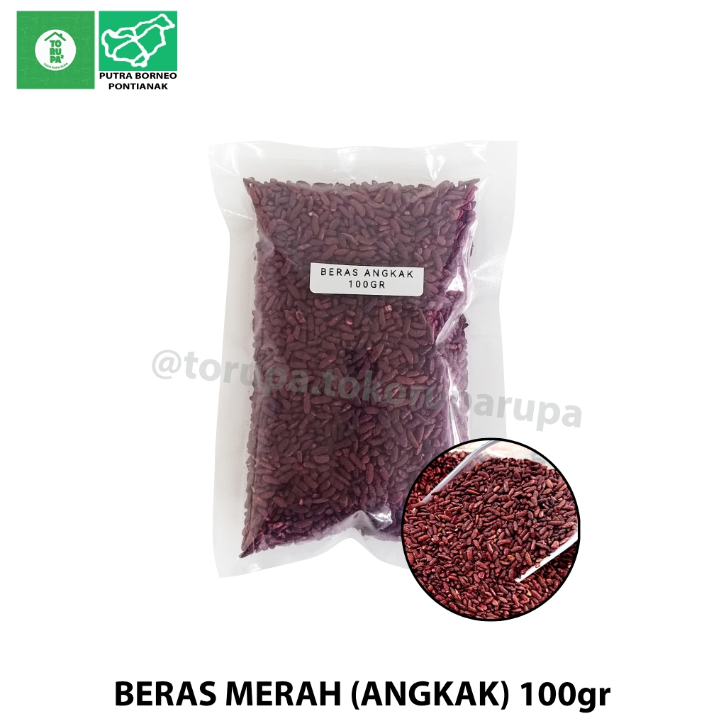 Jual Angkak Merah 100 gr / Beras Angkak / Angkhak Red Yeast Rice Demam ...