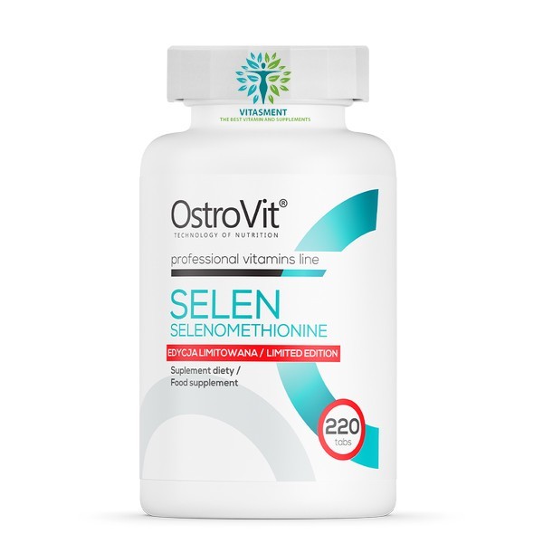 Jual OstroVit Selenium 220 Tablet Selenomethionine Selen Rambut Tulang ...