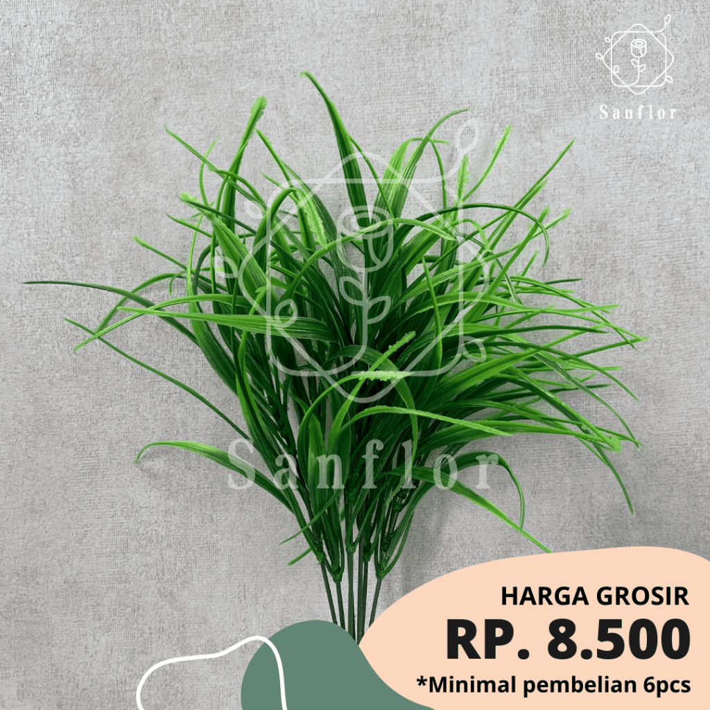 Jual MINI GRASS LEAVES / RUMPUT SINTETIS/ ARTIFICAL BUATAN HIASAN ...