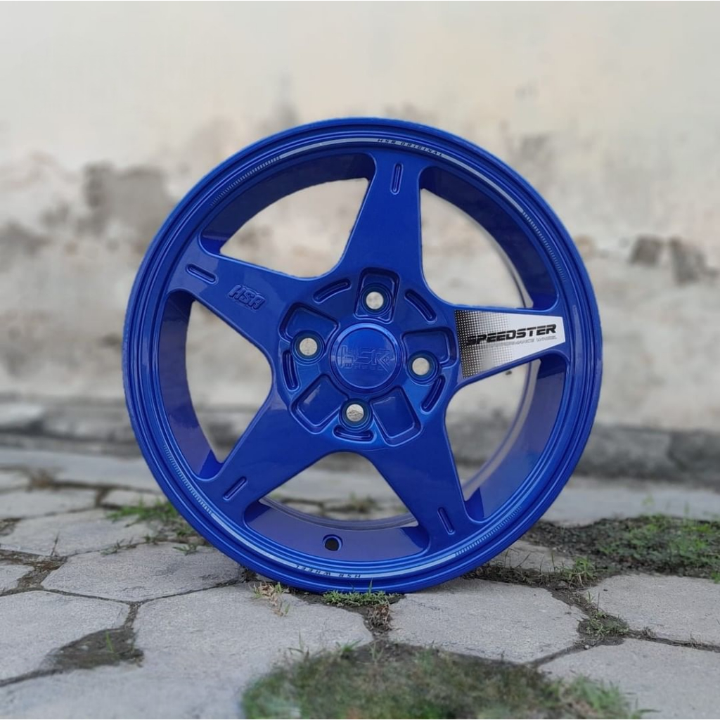 Jual velg mobil murah ring 14 hsr speedster pcd 4x100 for brio mirage karimun airev | Shopee ...