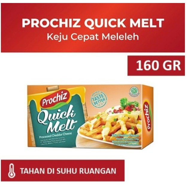Jual Prochiz Quick Melt 160gr - melt | Shopee Indonesia