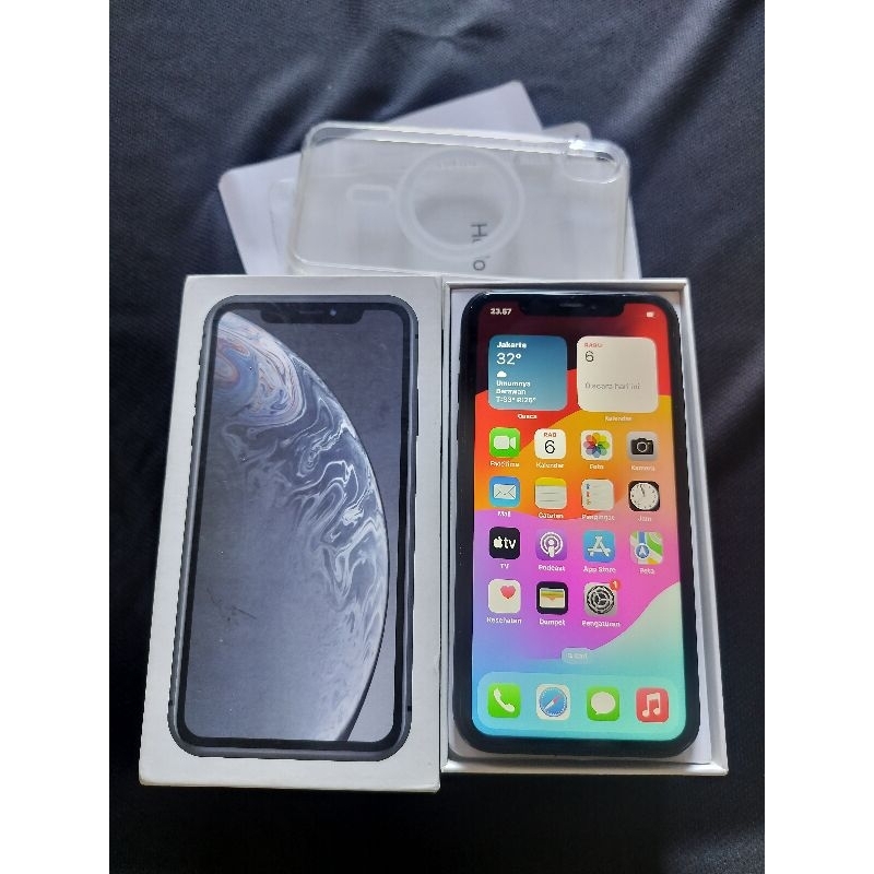 Jual iphone xr 128gb all operator lengkap | Shopee Indonesia