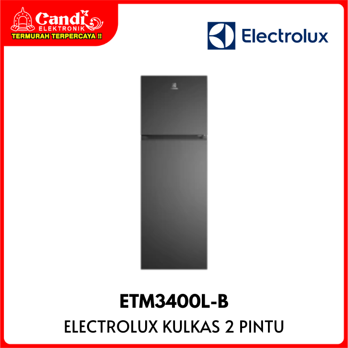 Jual ELECTROLUX Kulkas 2 Pintu 341 Liter Top Freezer ETM3400LB ETM3400L ...