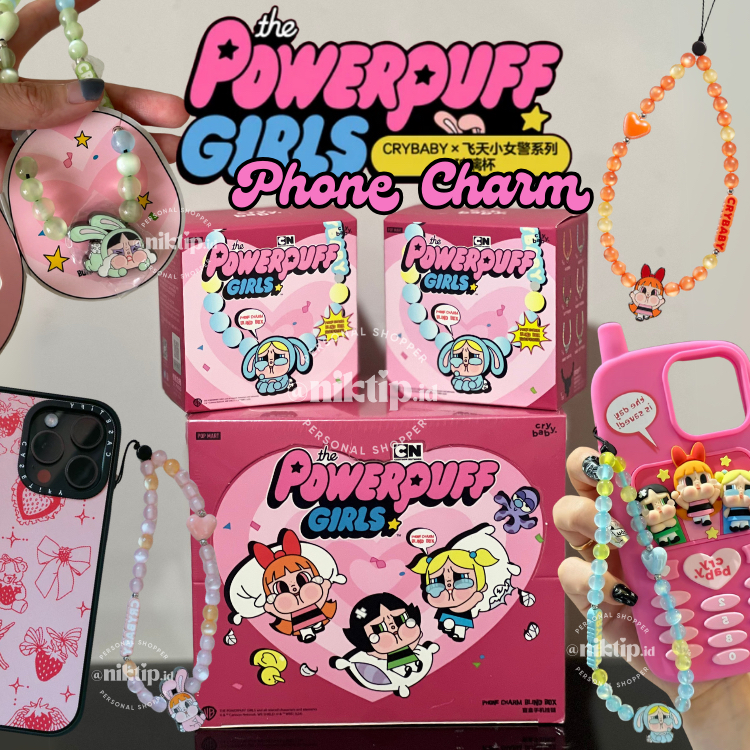 Jual (READY INSTAN) POPMART CRYBABY × Powerpuff Girls Series Phone ...
