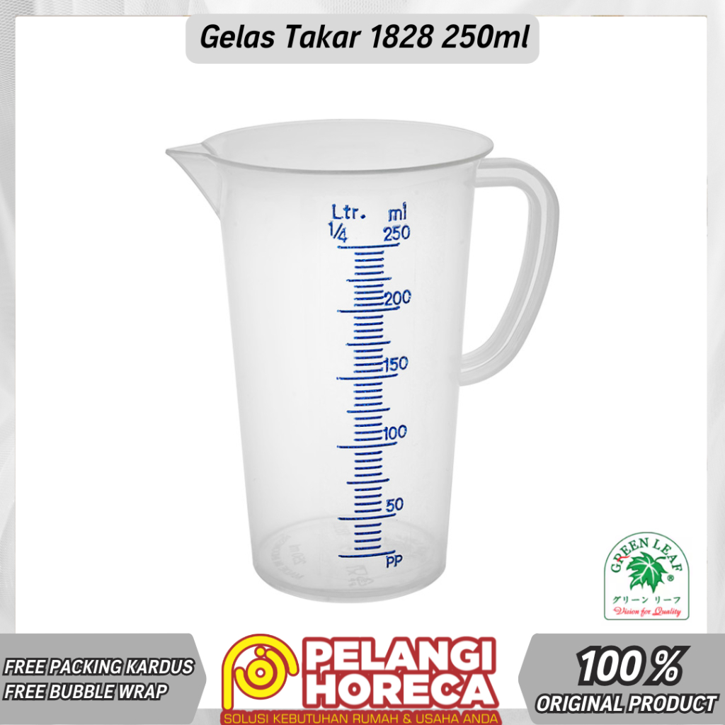 Jual Gelas Takar 250ml/ 500ml/ 1000ml | Gelas Takar Plastik | Gelas ...