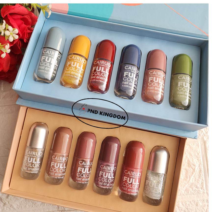 Jual 6pcs/box Kutek CAIRUO Gift Set Peel Off Nail Polish Kutek Cantik ...