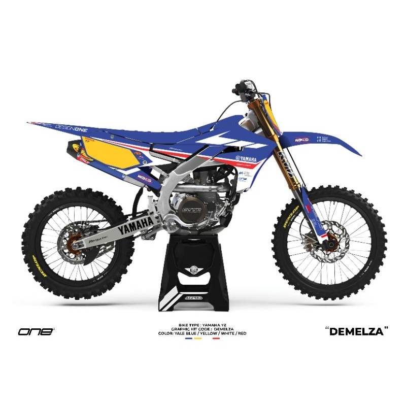 Jual Design One - Decal Sticker YAMAHA YZ "DAMELZA SERIES" // Decal ...