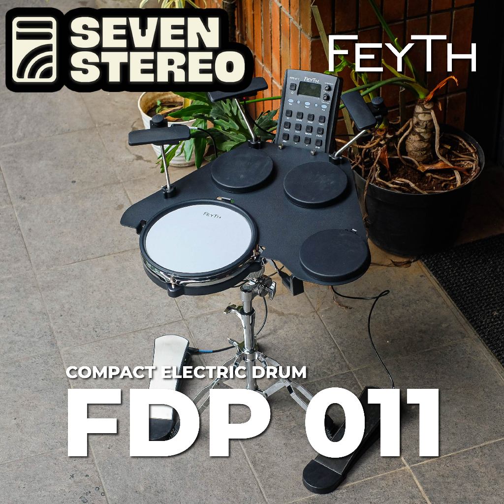 Jual Feyth FDP011 7 Piece Compact Electric Drum | Shopee Indonesia