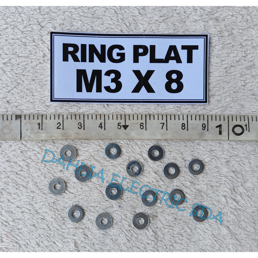 Jual RING PLAT M3 X 8 (PER 20 PCS) | Shopee Indonesia