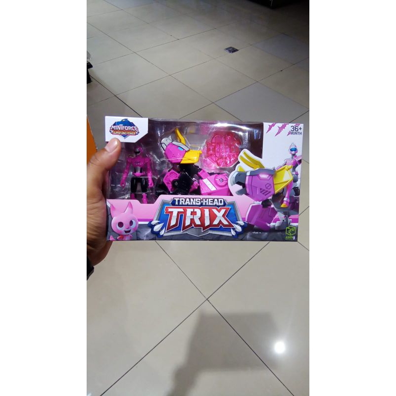Jual miniforce super dino power trans head trix new original toys action figure | Shopee Indonesia