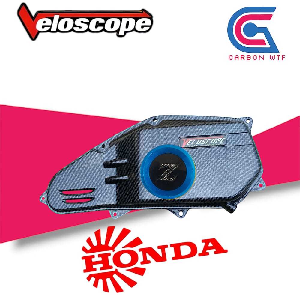 Jual COVER BOX FILTER MODEL SLIM CARBON WTF VELOSCOPE " Z " VARIO 125 ...