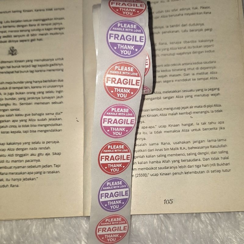 Jual [baca deskripsi] STICKER FRAGILE GEMESH (2pcs) | Shopee Indonesia