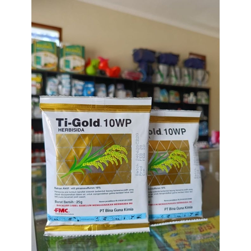 Jual Herbisida Ti-Gold 10 WP Obat Rumput Padi 25 Gram | Shopee Indonesia