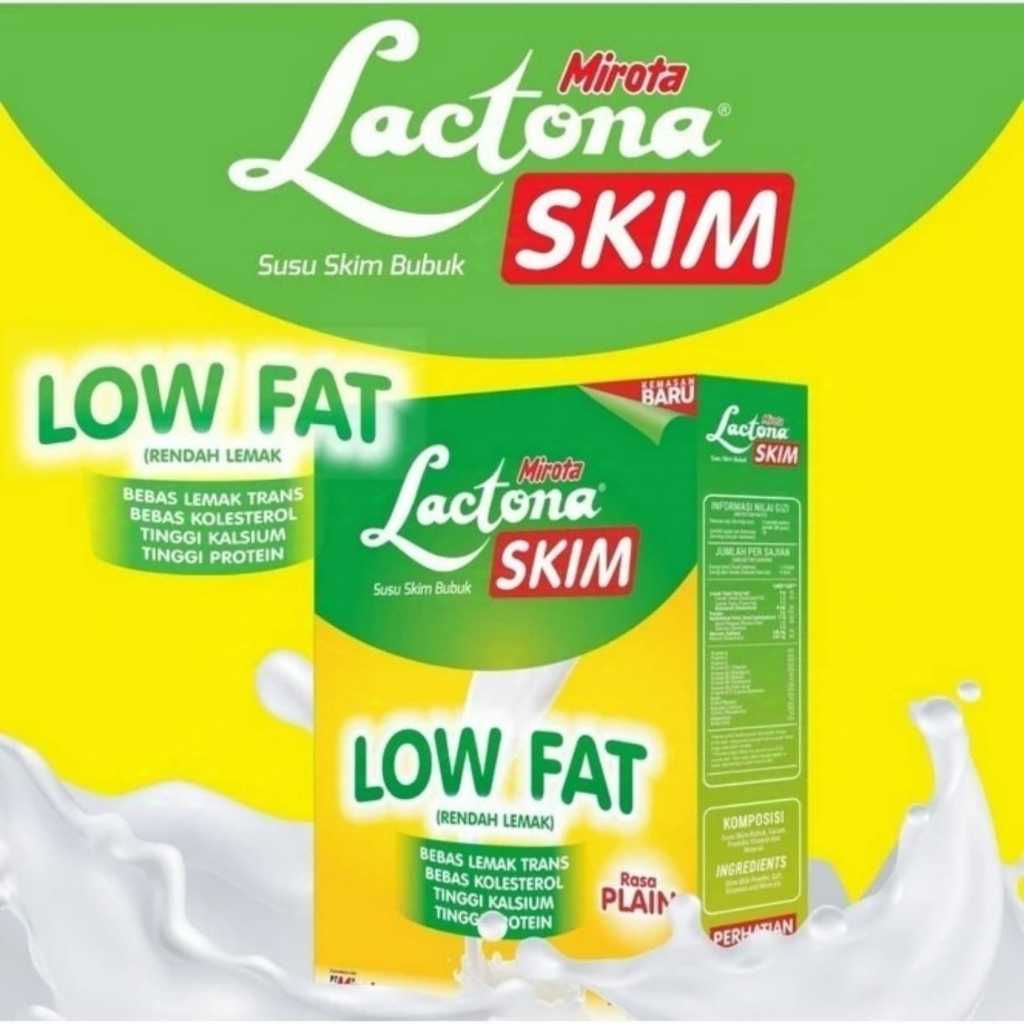 Jual LACTONA SUSU SKIM LOW FAT UNTUK DIET RENDAH LEMAK ISI 300 GRAM ...