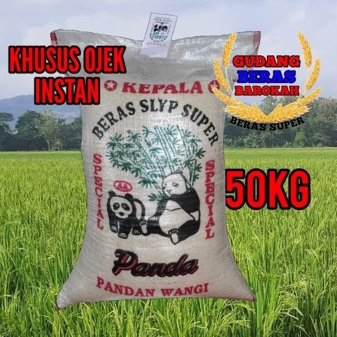 Jual BERAS PANDAN WANGI CAP PANDA 50KG MURAH | Shopee Indonesia
