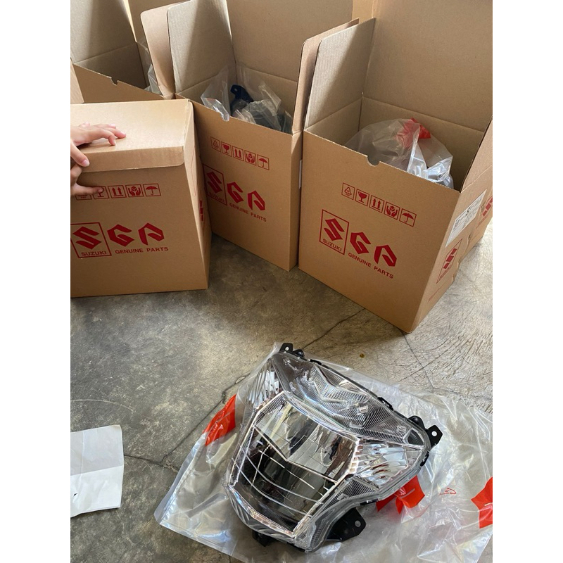 Jual Headlamp Assy Satria Fu Fi Headlight Assembly Lampu Depan Raider ...