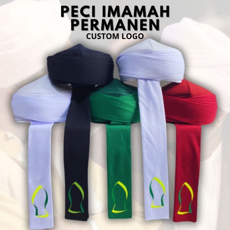 Jual Se-paling MURAH Sorban imamah permanen LOGO (motif terompah ...