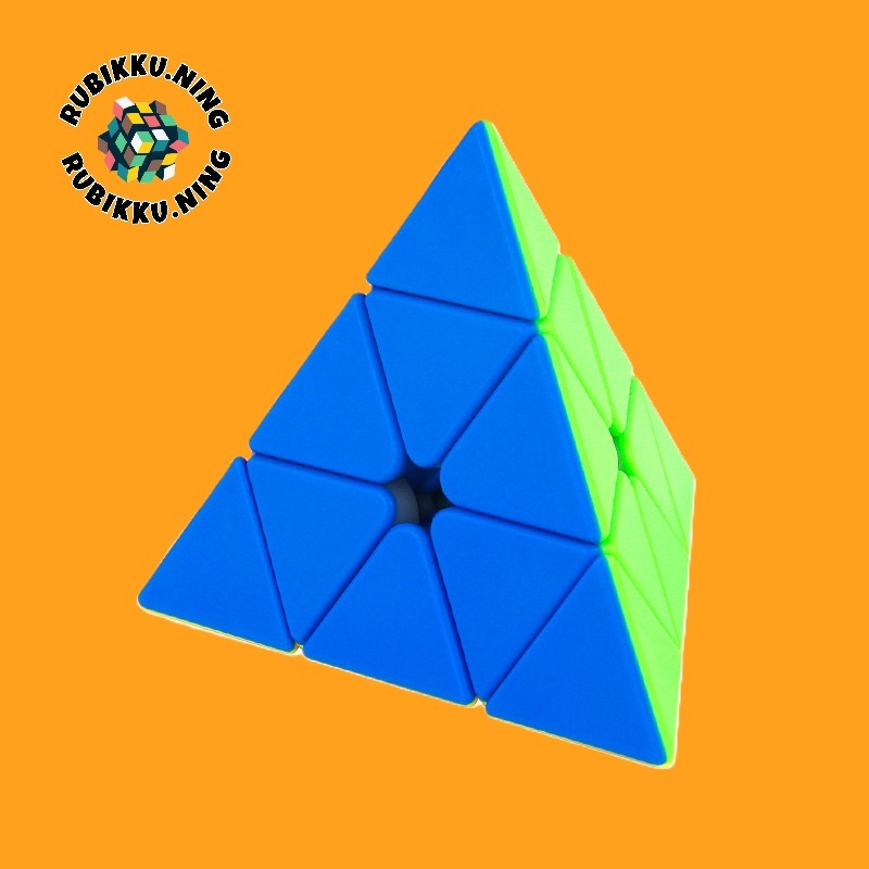 Jual Mainan Anak Puzzle Kubus Rubik Piramida Stickerless Moyu | Shopee ...