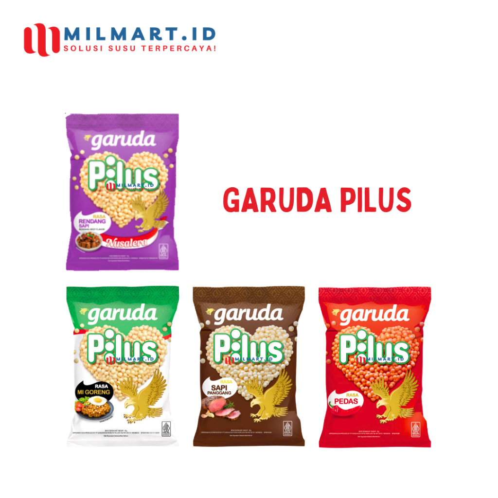 Jual GARUDA PILUS JAJANAN CAMILAN RASA PEDAS/SAPI PANGGANG/RENDANG/MI ...