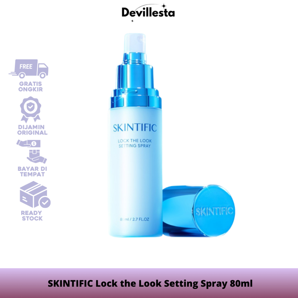 Jual SKINTIFIC Lock the Look Setting Spray 80ml | Shopee Indonesia