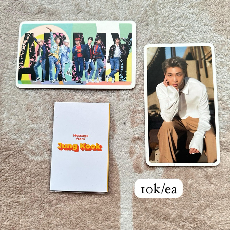 Jual [KUKIRA] Official Photocard Postcard BTS RM Jin Suga Jhope Jimin V Jungkook OT7 | Shopee ...