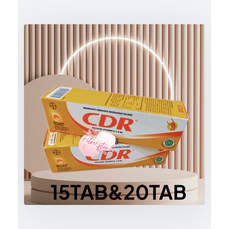 Jual CDR Calcium 20 Tablet | Shopee Indonesia