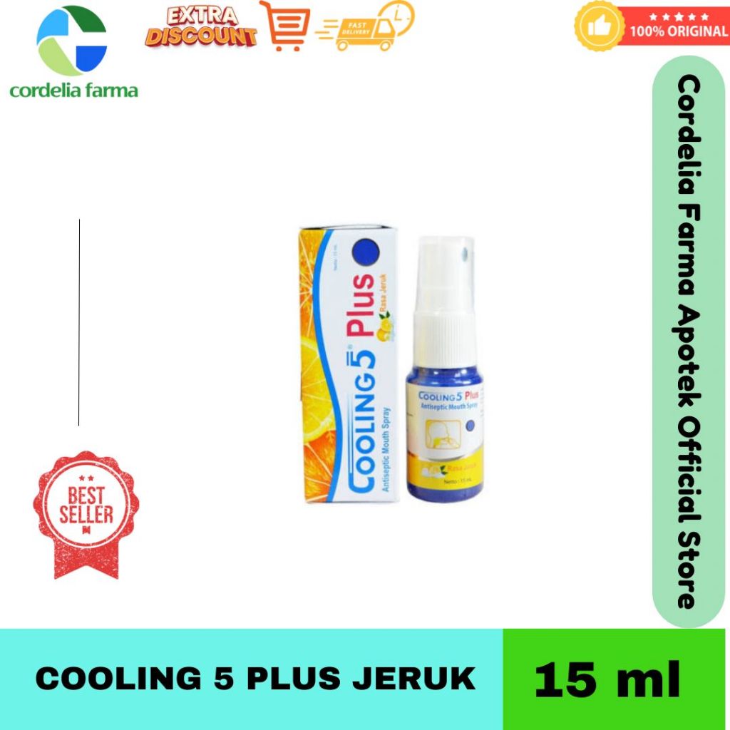 Jual Cooling 5 Plus Jeruk 15 ml | Shopee Indonesia