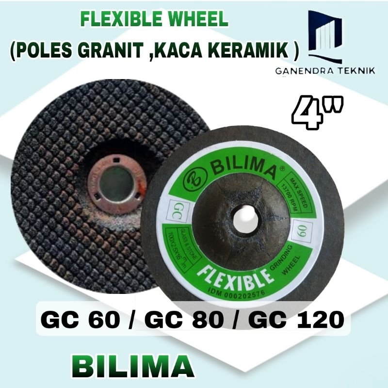 Jual Batu Gerinda Bilima Flexible 4" GC 60 GC 80 GC 120 - Grinding ...