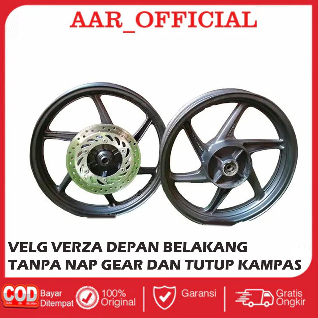 Jual Velg Motor Verza Depan Belakang Original Copotan Tanpa Nap Gear ...