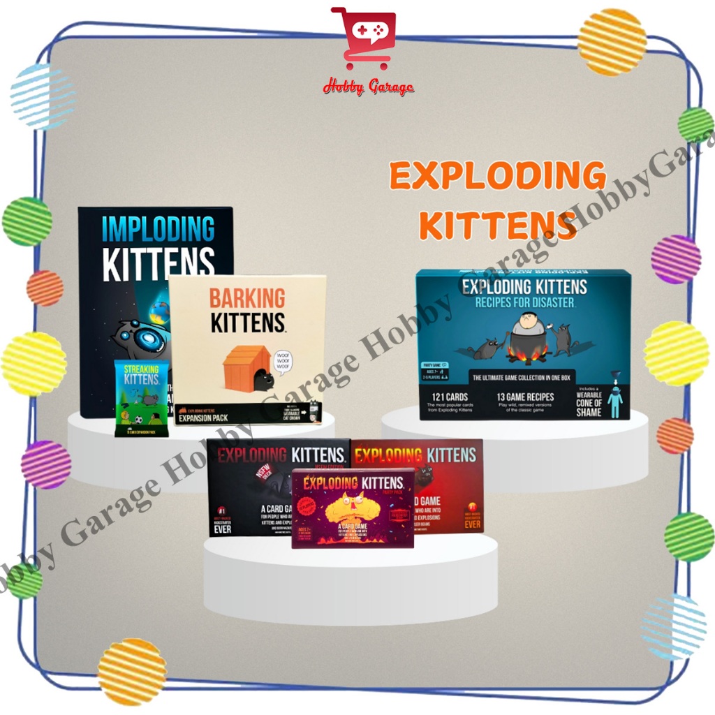 Jual Exploding Kittens NSFW Imploding Streaking Barking Board Card Game | Shopee Indonesia